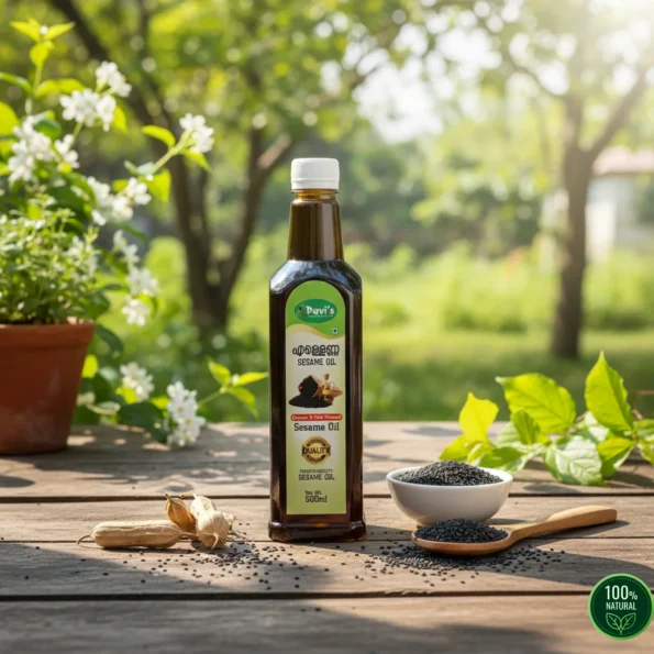 Pavis Cold Pressed Sesame Oil | Pure Kerala Ellu Enna | Unrefined ...