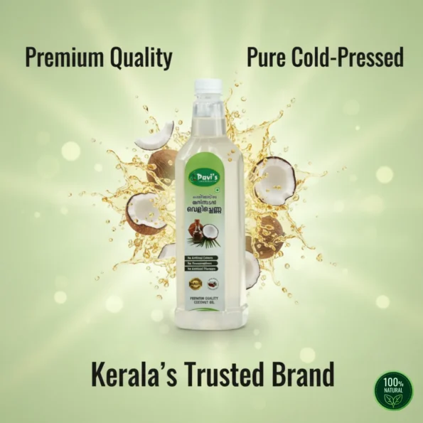 Pavis 100% Pure Coconut Oil – Kerala Cold Pressed | Chemical-Free ...
